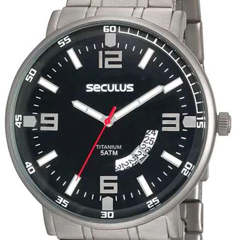 Relógio Seculus Masculino Titanium